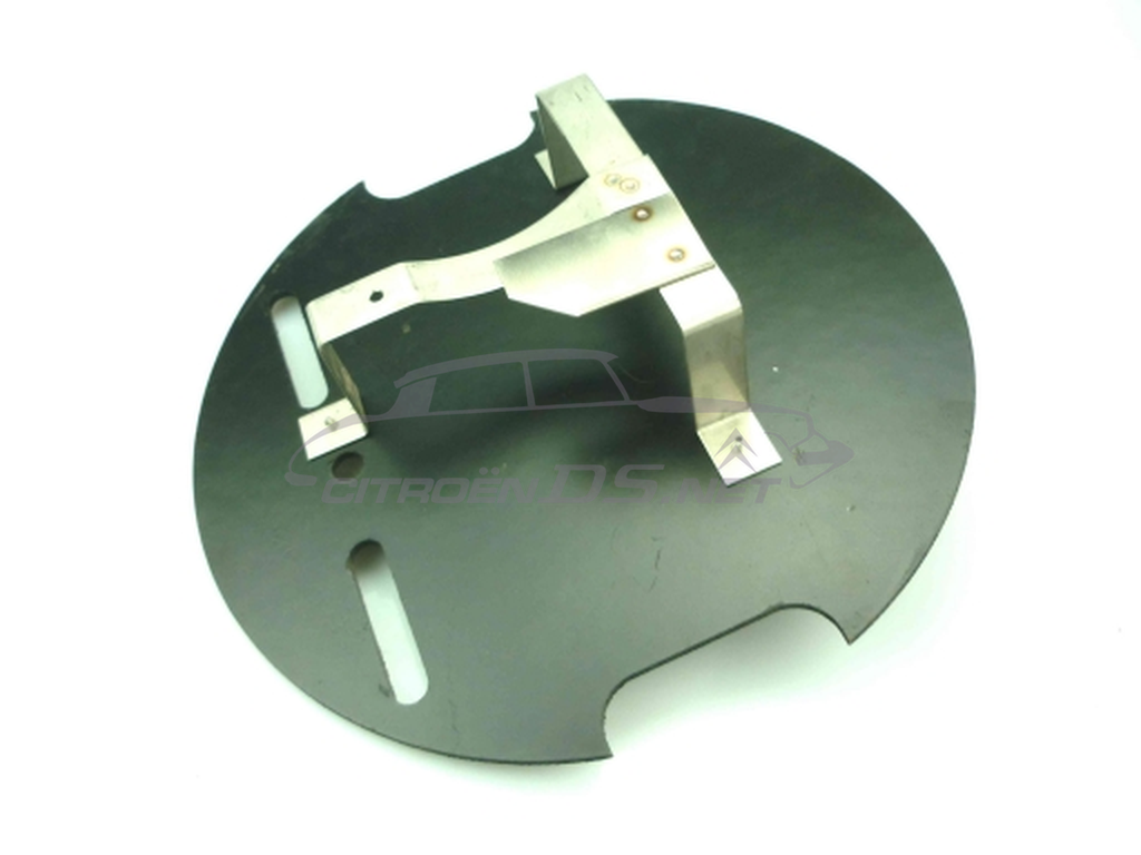 Holder for LHM can and jack peg in spare wheel | Citro