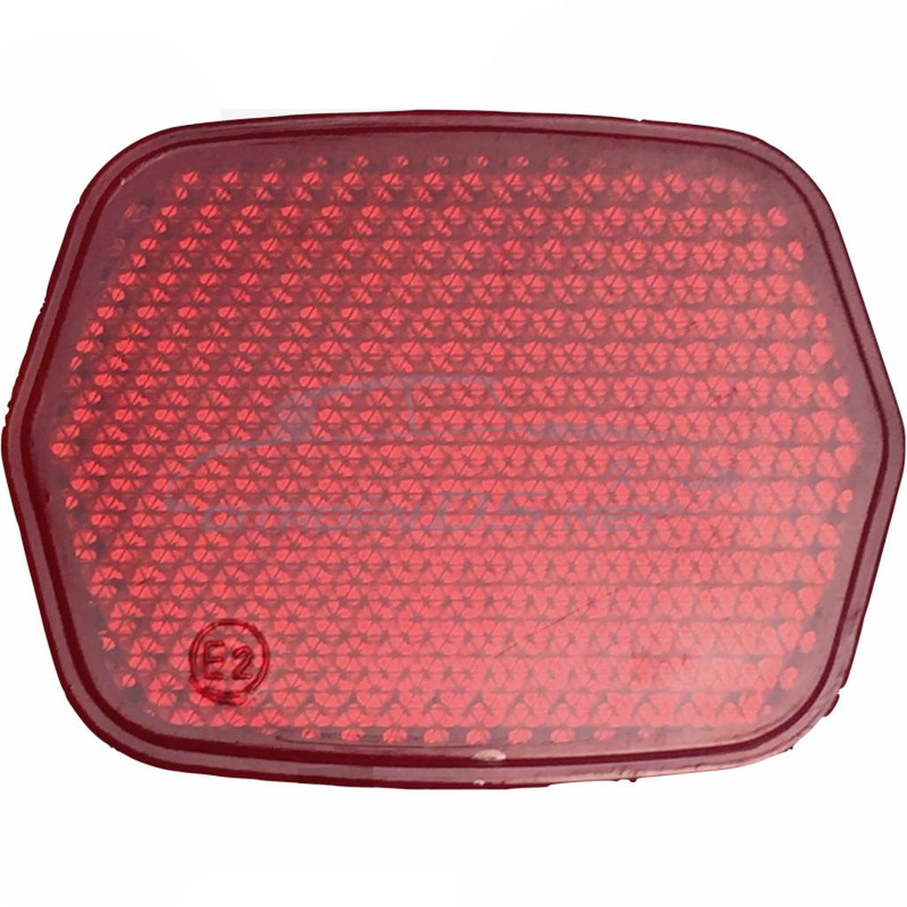 Red rear reflector plastic lens | Citro